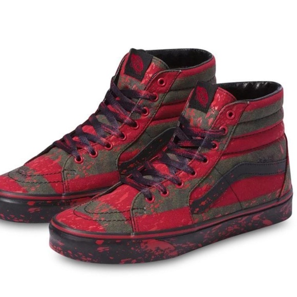 Nike | Shoes | Vans Sk8 Hi Horror Pack Nightmare On Elm Street Freddy ...
